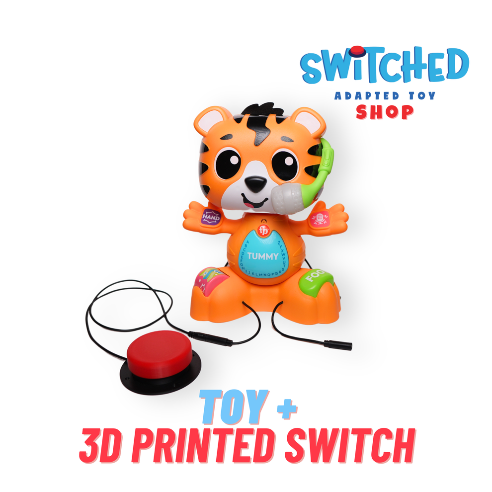 Switch Adapted Bop and Groove Tiger – Switched Adapted Toys