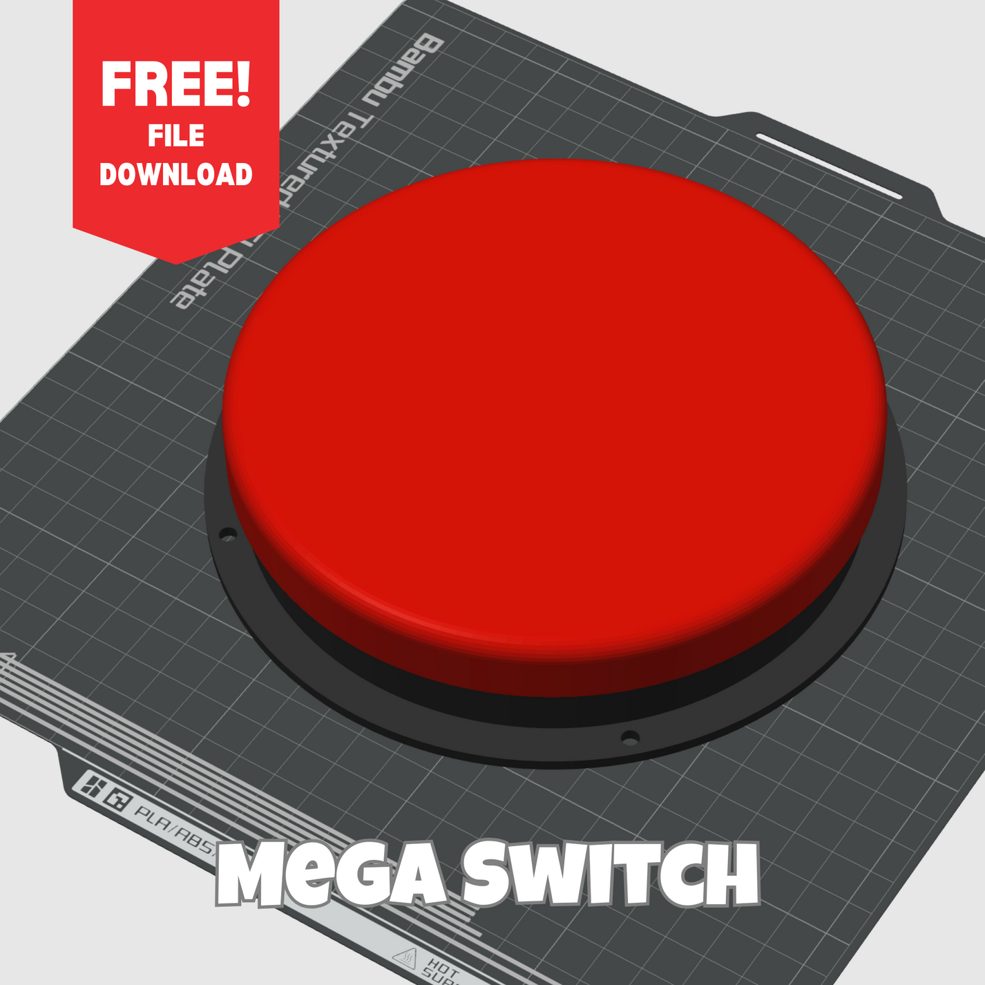 Free Download- 3D Printed Mega Switch – Switched Adapted Toys